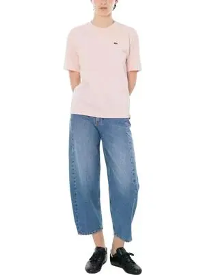 Lacoste Logo-patch Short-sleeve T-shirt - Pink