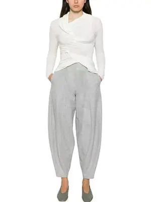 LIVIANA CONTI Houndstooth-pattern Trousers
