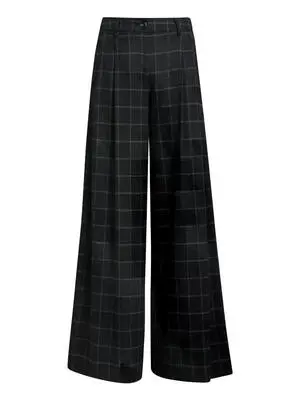 ESSENTIEL ANTWERP Kollection Check-pattern Palazzo Pants