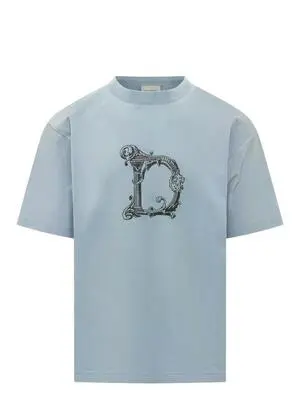 Drole De Monsieur Graphic-print T-shirt - Blue