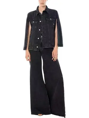 CYCLE Candy Denim Cape - Black