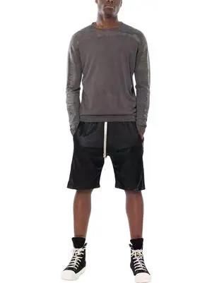 MD75 Hand-treated Knitted Sweater - Grey