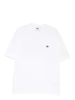 Adidas Embroidered-logo T-shirt - White