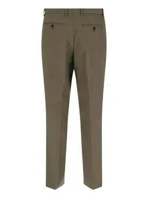 BE ABLE Pleated-front Tailored Trousers - Brown