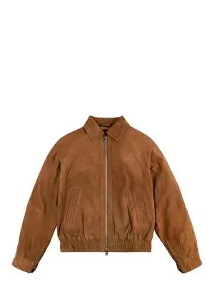 HOGAN Bomber Jacket In Suede
