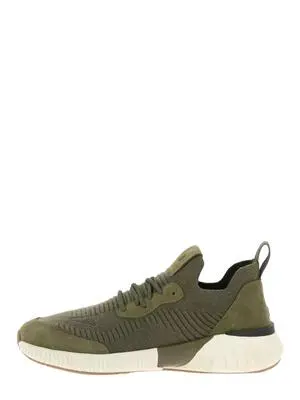 Boggi Milano Willow Trainers In Wool Blend Green