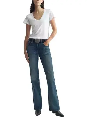 NILI LOTAN Roxane Bootcut Jeans - Blue