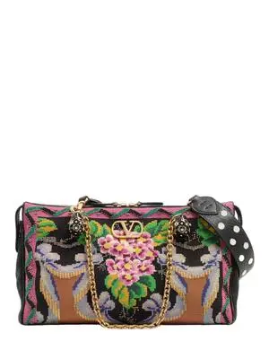 VALENTINO Panthea Medium Embroidered Shoulder Bag
