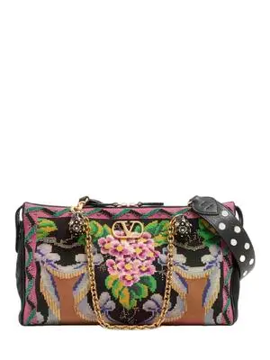 VALENTINO Panthea Medium Embroidered Shoulder Bag