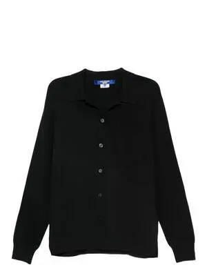 Junya Watanabe Button-up Collared Sweater - Black