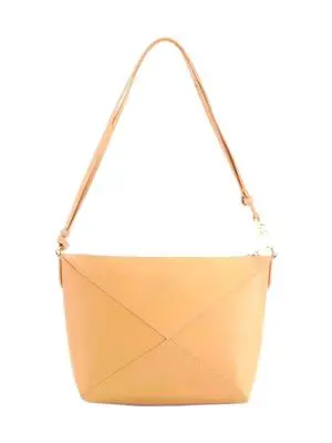Loewe Puzzle Fold Pouch Bag Leather Shoulder Bag Brown