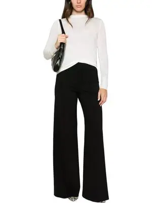 Liviana Conti Wide-leg Trousers - Black