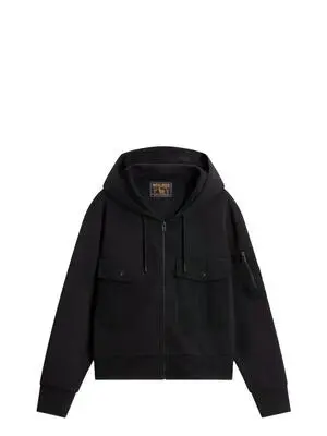 Woolrich Zip-up Hoodie - Black