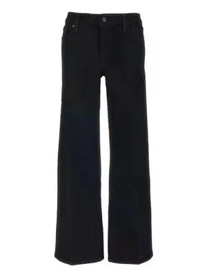 FRAME Wide-leg Jeans Black