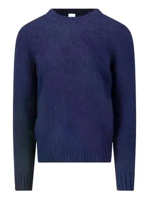 Aspesi Wool Crewneck Sweater - Blue