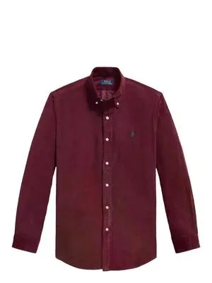 Polo Ralph Lauren Custom Fit Corduroy Shirt - Red
