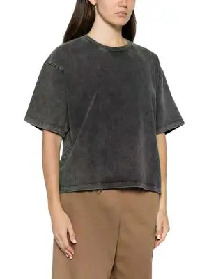 TN_29_HOMAGE Acid-wash Boxy T-shirt - Grey