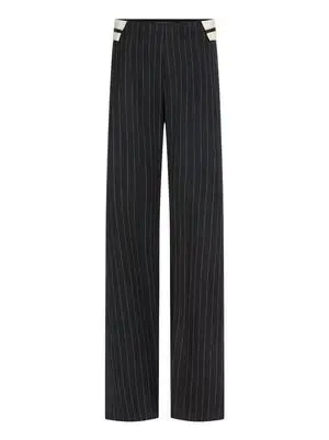 JEAN PAUL GAULTIER Exposed Wiastband Tailoring Trousers - Black