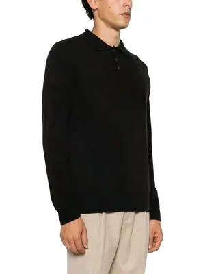 DANIELE FIESOLI Long-sleeve Polo Shirt - Brown
