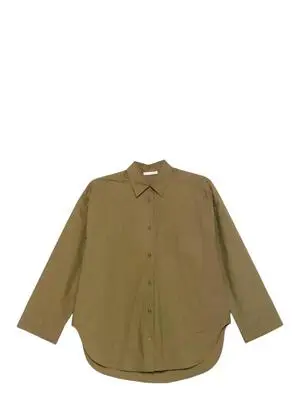 BY MALENE BIRGER Derris Cotton Shirt Green