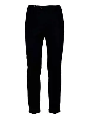 B SETTECENTO Slim-fit Tailored Trousers - Blue