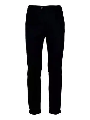 B SETTECENTO Slim-fit Tailored Trousers - Blue