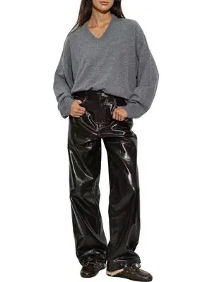 GESTUZ Gzmanzi V-neck Sweater - Grey