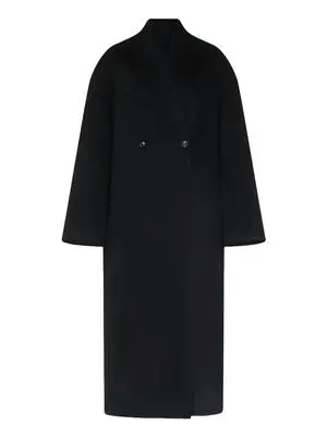 Loulou De Saison Aris Double-breasted Coat Black