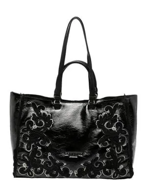 ERMANNO FIRENZE Large Embroidered Tote Bag