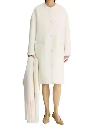 Loulou De Saison Orson Oval-shaped Coat - Neutrals
