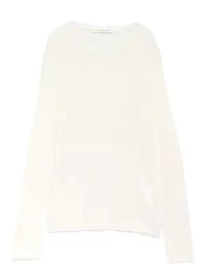 Our Legacy Lettuce-edge Ribbed Sweater Neutrals