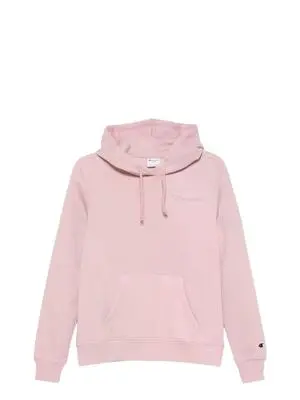 Champion Logo-embroidered Hoodie - Pink