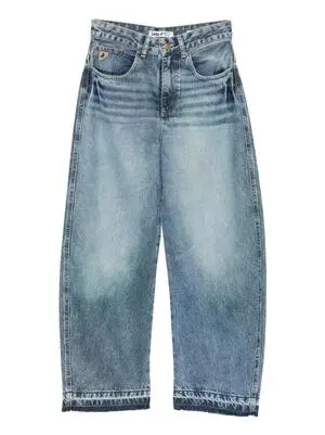 LOIS Faded Raw-cut Jeans