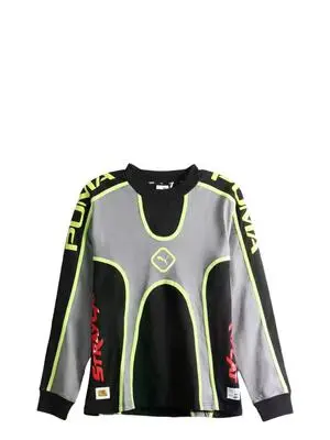 PUMA X A$ap Rocky Logo-print Panelled Sweatshirt - Grey