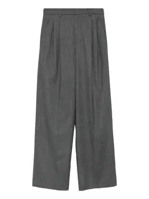 ROSSI Noa Pleated Trousers - Grey