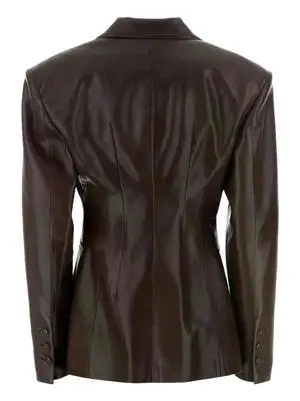 Andamane Toni Single-breasted Blazer Brown