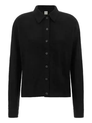 TOTEME Raglan-sleeve Cashmere Cardigan - Black