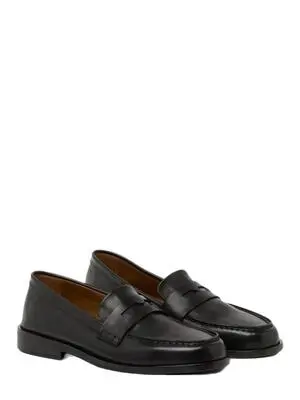 Marsèll Mocasso Leather Loafers - Black