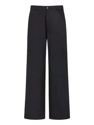 SOCIETE ANONYME Red Cross Straight-leg Trousers - Blue