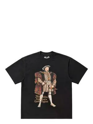 MELT Graphic-print Cotton T-shirt - Black