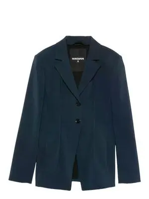 Patrizia Pepe Single-breasted Blazer - Blue