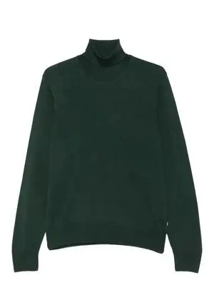 BOSS H-musso Roll-neck Sweater - Green