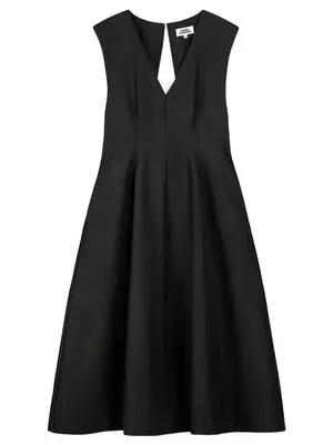FUTURE CLASSICS Padded-shoulder Oval-back Midi Dress