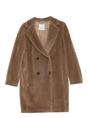 MAX MARA Double-breasted Brushed Coat
