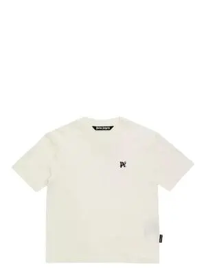 Palm Angels Crew-neck T-shirts - Neutrals