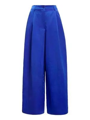 Essentiel Antwerp Pleated Palazzo Pants - Blue