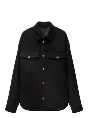 Versace Cashmere Blouson - Black