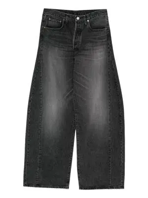 SSSTEIN Deformation Wide-leg Jeans - Grey