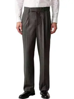 LINDBERGH Pleated Tailored Trousers - Grey