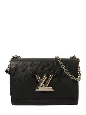 LOUIS VUITTON Twist Epi Shoulder Bag - Black